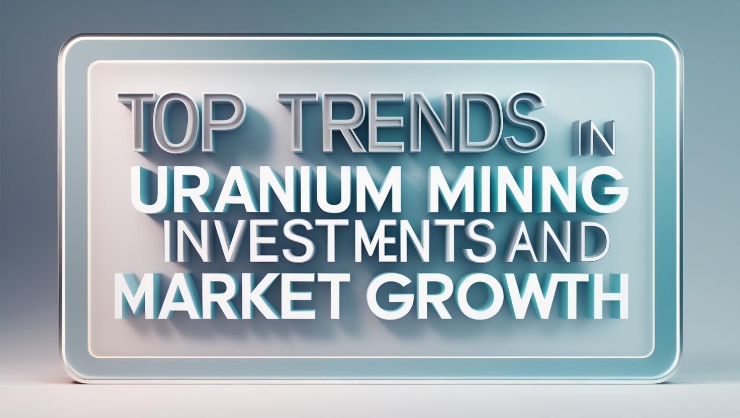 Top 7 Trends In Uranium Mining Verified Market Reports [2025]
