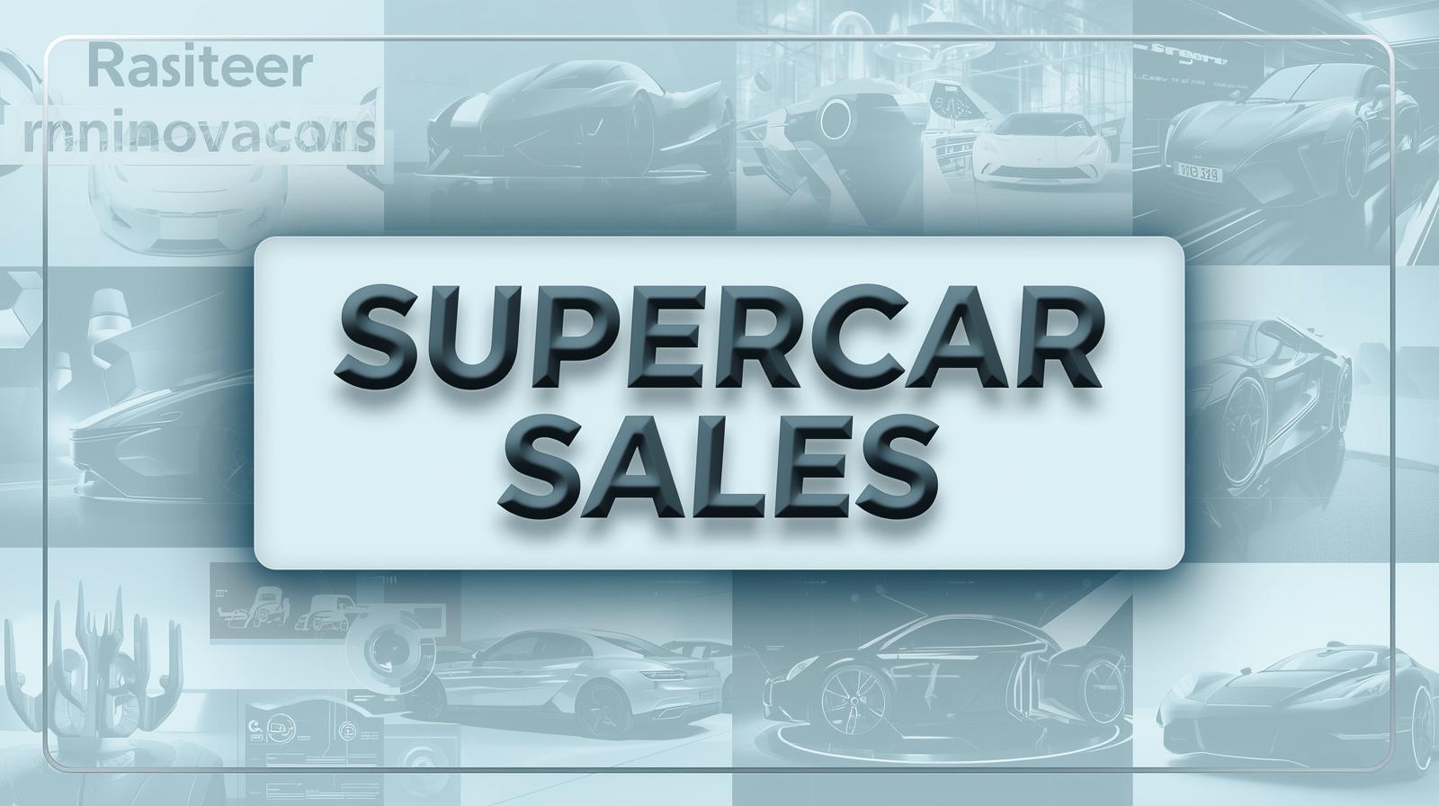 Top 7 Trends In Supercar Sales | Market Insights & Innovations